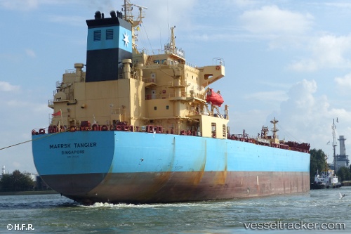 Maersk Tangier - Tankship, IMO 9726451, MMSI 219182000, Callsign OYFN2 ...
