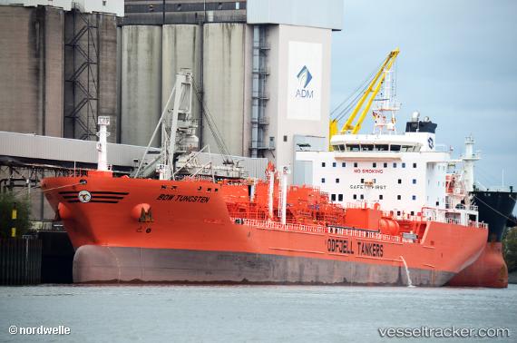 Bow Tungsten - Tankship, IMO 9777400, MMSI 257290000, Callsign LADI8 ...