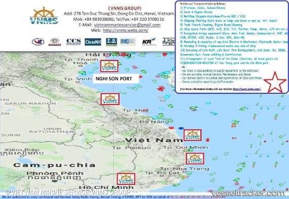 Port of Vung Ang in Vietnam - vesseltracker.com