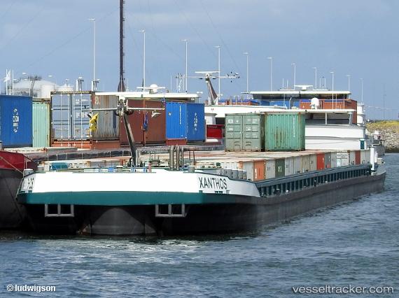 Xanthos - Cargo Ship, MMSI 205546090, Callsign OT5460, Flag Belgium ...