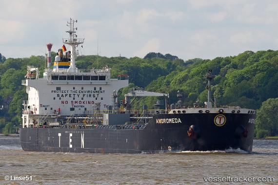 Andromeda - Tankship, IMO 9315795, MMSI 240597000, Callsign SYMH, Flag ...