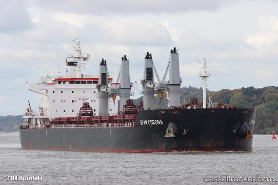Spar Corona - Cargo Ship, IMO 9497830, MMSI 259965000, Callsign LALU7 ...