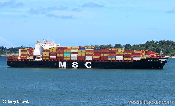 MSC Vita - Cargo Ship, IMO 9702089, MMSI 255806493, Rufzeichen CQEV2 ...