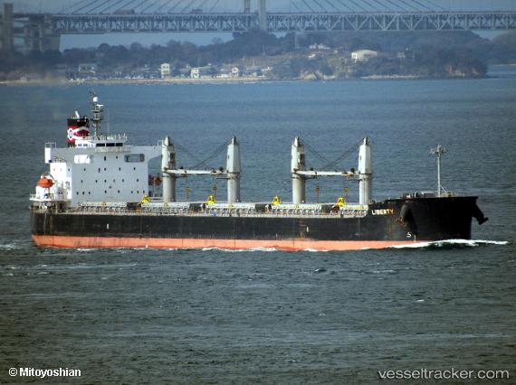 Liberty - Cargo Ship, IMO 9423542, MMSI 636091203, Callsign A8KP8, Flag ...