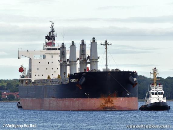 Liberty - Cargo Ship, IMO 9423542, MMSI 636091203, Callsign A8KP8, Flag ...