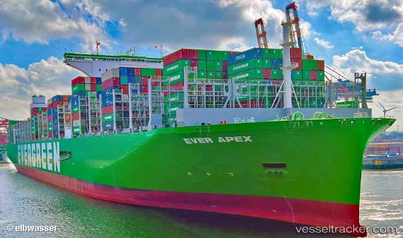 Ever Apex - Cargo Ship, IMO 9893979, MMSI 563155500, Callsign 9V7623 ...