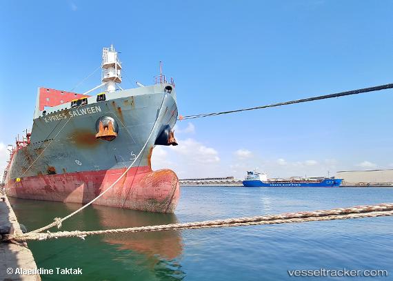 X-press Salween - Cargo Ship, IMO 9862748, MMSI 563168300, Callsign ...