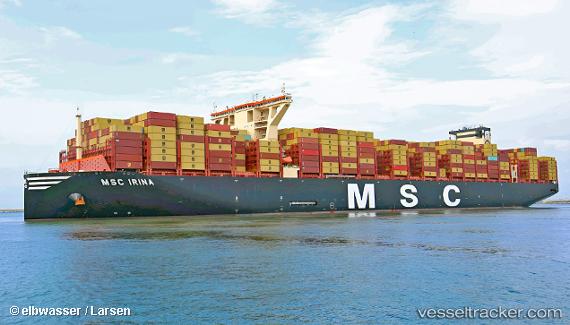 MSC Irina - Cargo Ship, IMO 9929429, MMSI 636022601, Callsign 5LJP3 ...