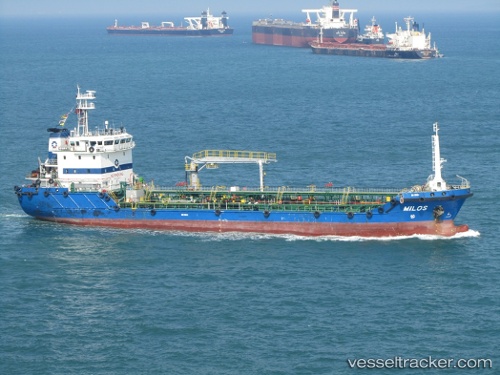 Milos - Tankship, IMO 9359337, MMSI 565461000, Callsign 9VNT6, Flag ...